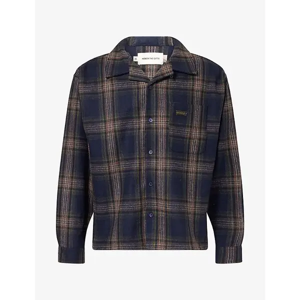 HONOR THE GIFT Plaid Wool-blend Flannel Overshirt
