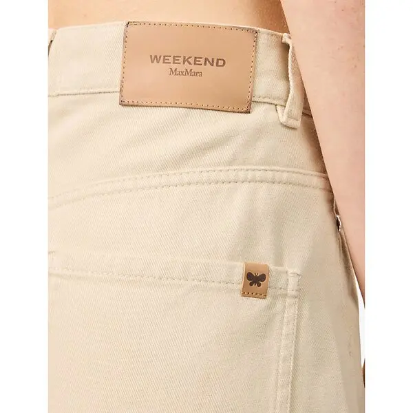 Max Mara Barrel-leg Cotton Trousers