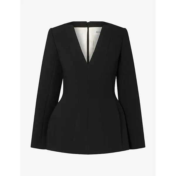 MALINA Ninni Sculpted Woven Top