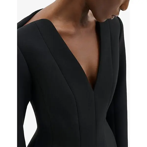 MALINA Ninni Sculpted Woven Top