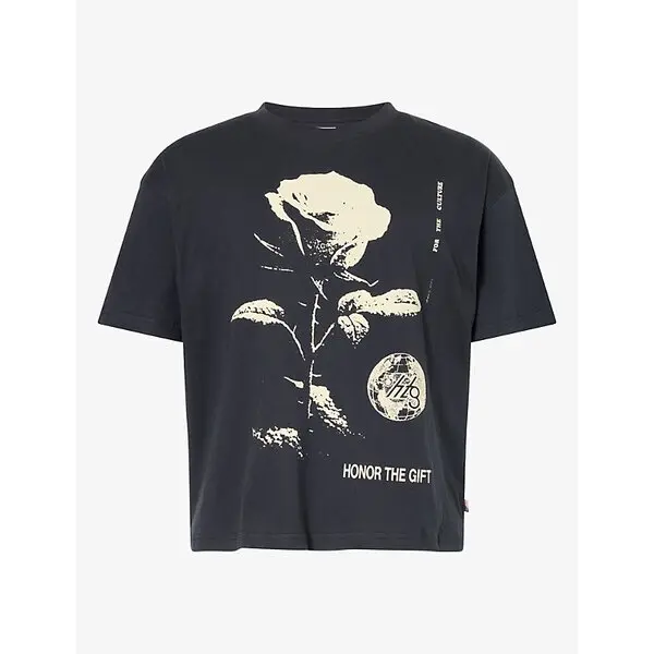 HONOR THE GIFT Rose From Concrete Cotton T-shirt
