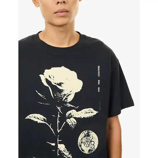 HONOR THE GIFT Rose From Concrete Cotton T-shirt