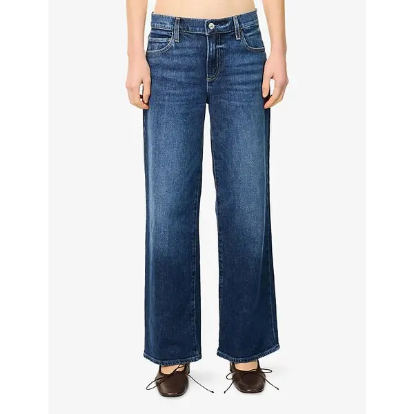 Paige Dana Straight-leg Denim Jeans