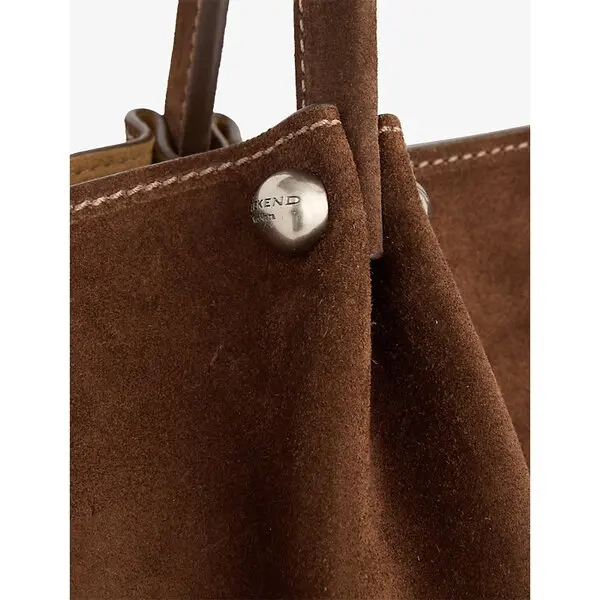 Max Mara Pasticcino Suede Tote Bag
