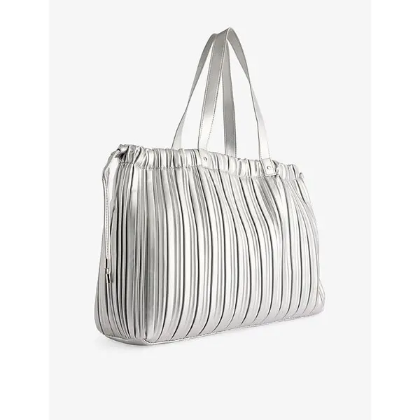 SISTERS & SEEKERS Sabrina City Pleated Woven Shoulder Bag