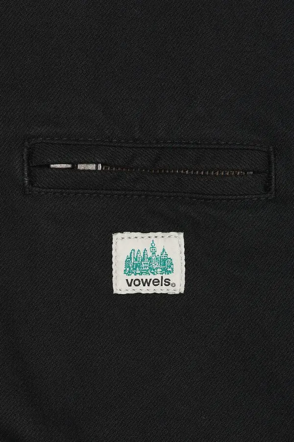 VOWELS Garment Dyed Zip Up Jacket