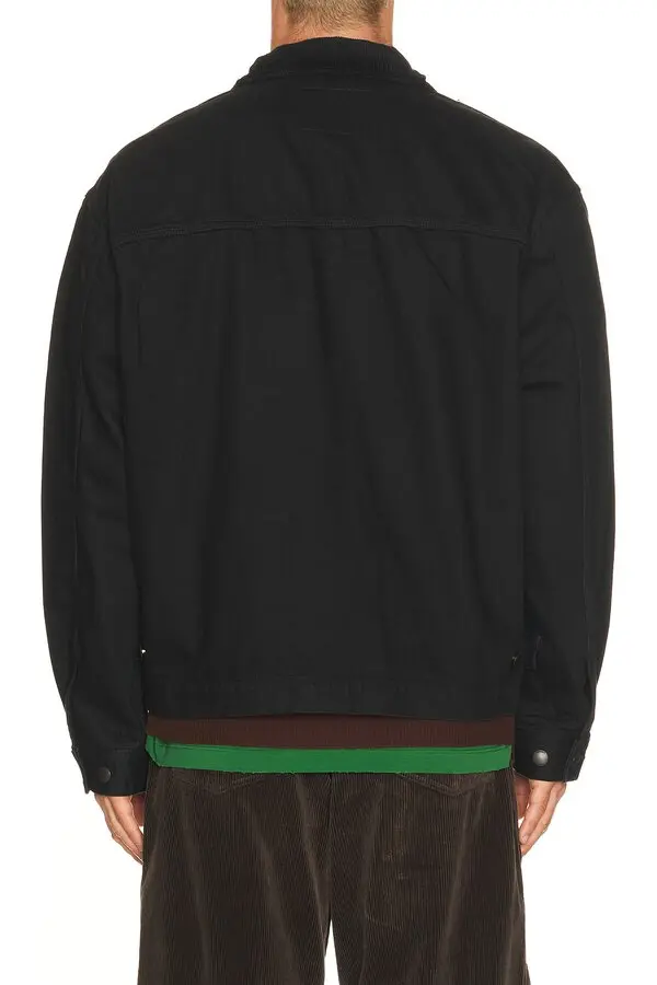 VOWELS Garment Dyed Zip Up Jacket