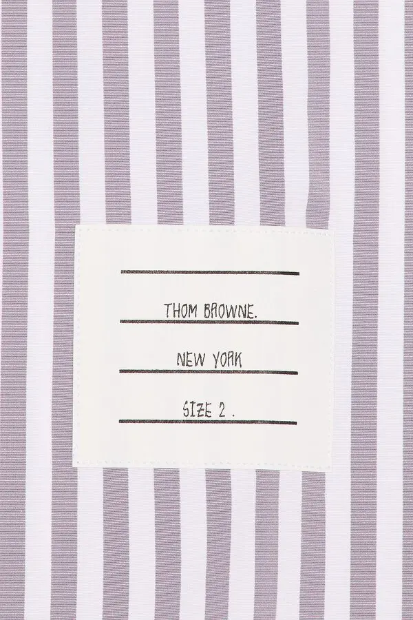 Thom Browne Straight Fit Wide University Shirt