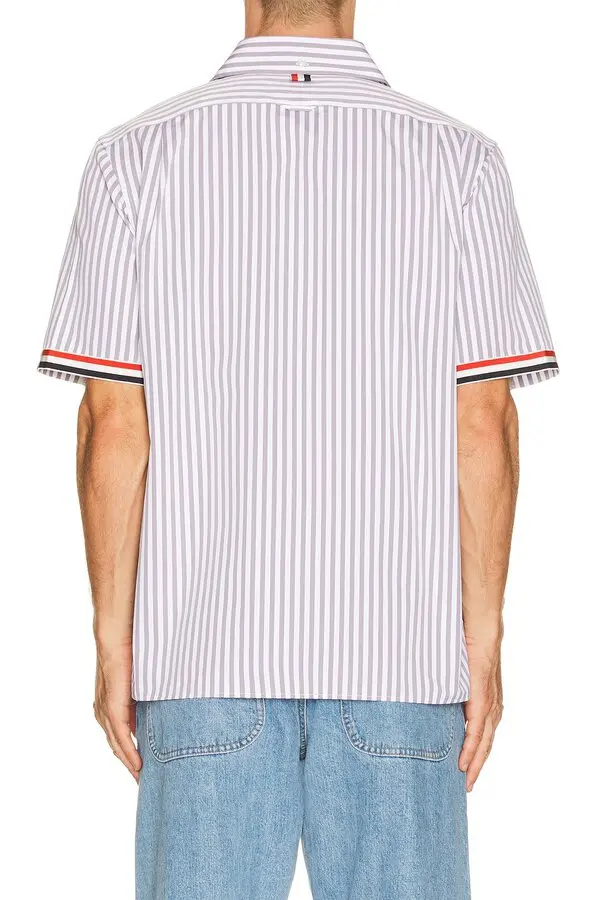 Thom Browne Straight Fit Wide University Shirt