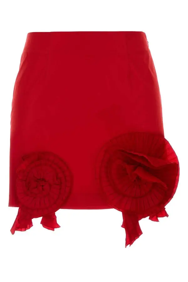 Blumarine Taffeta Mini Skirt