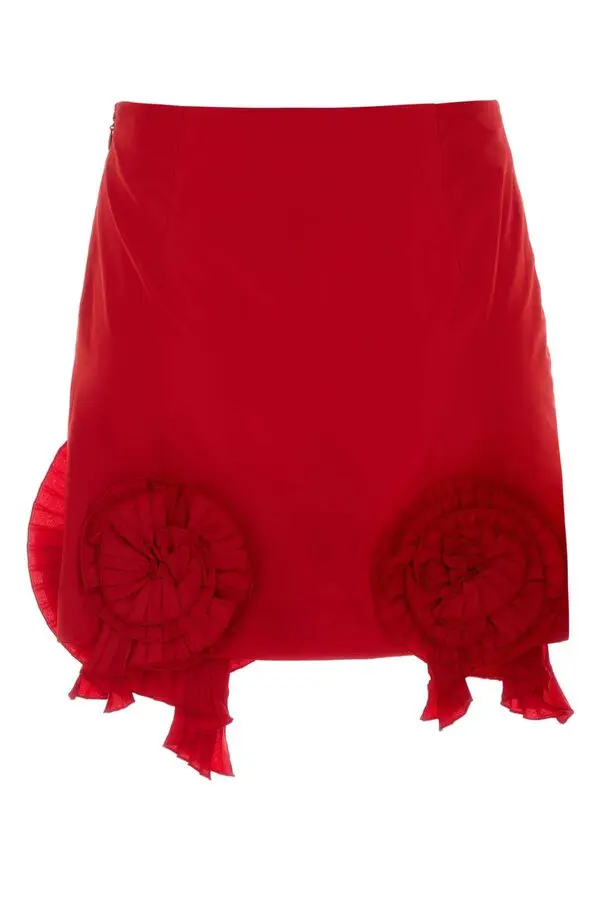 Blumarine Taffeta Mini Skirt