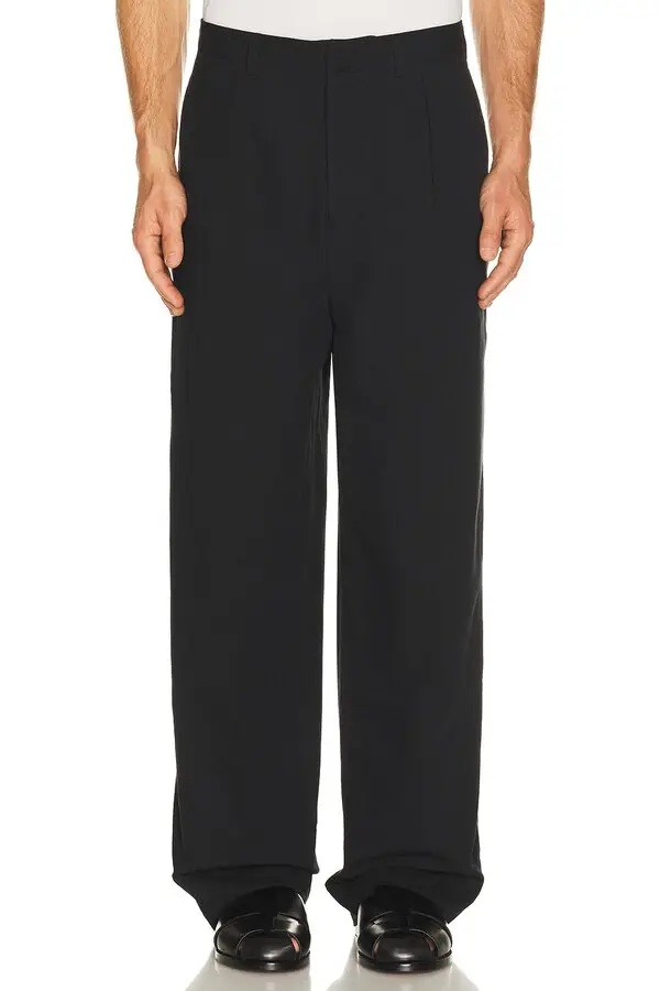 PALMES Wide Pleated Trousers