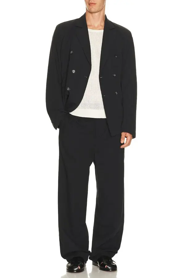 PALMES Wide Pleated Trousers