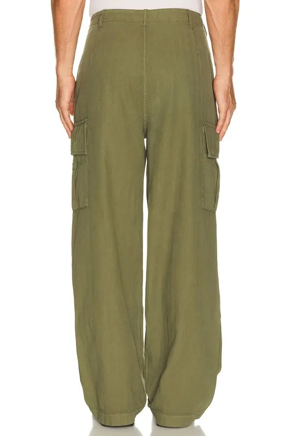 PALMES Herringbone Cargo Trousers