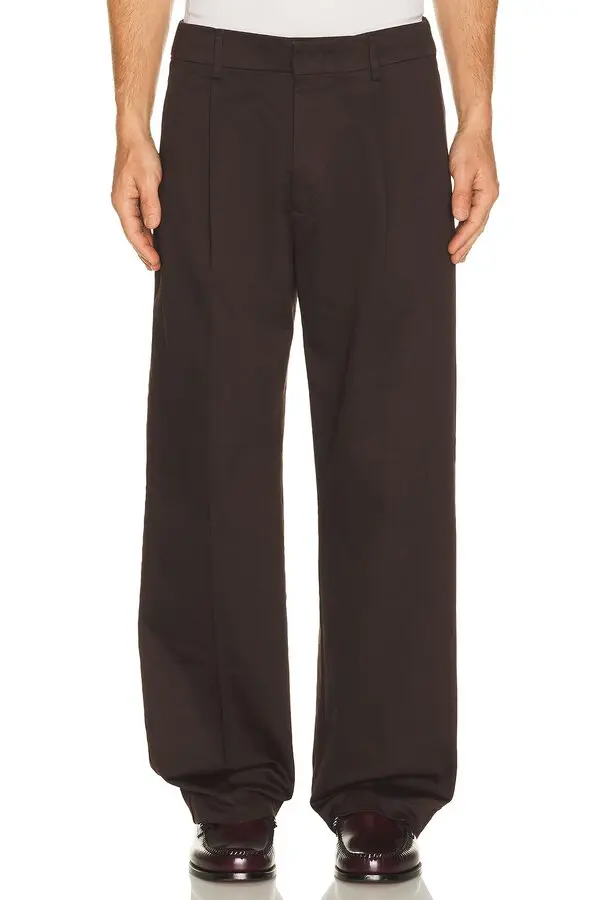 Nn07 Kay Pant 1420 - Deep Truffle