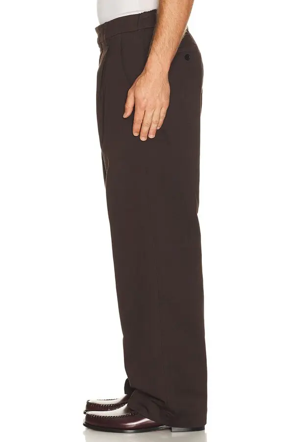 Nn07 Kay Pant 1420 - Deep Truffle