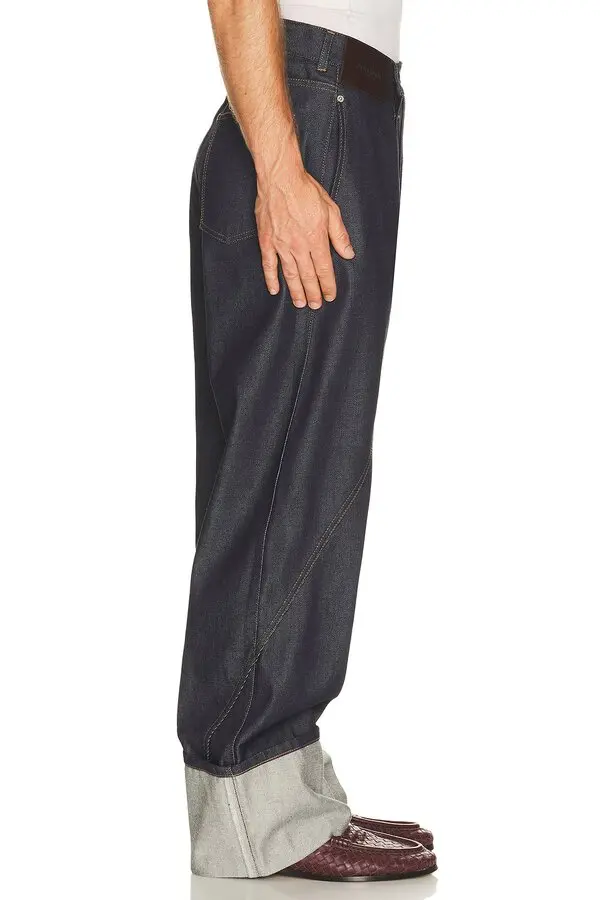 JW Anderson Twisted Workwear Jean With Turnup