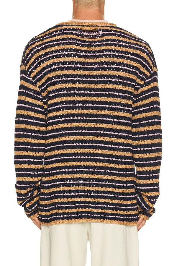 Guest In Residence Stripe Island Roll Neck