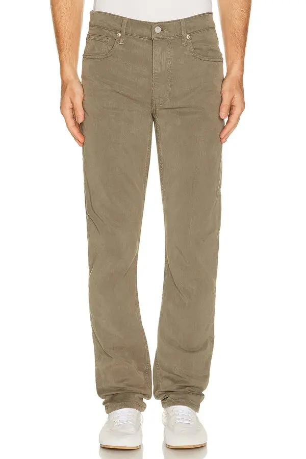 FRAME Modern Straight Jean In Olive - Soft Olive