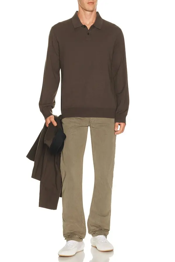 FRAME Modern Straight Jean In Olive