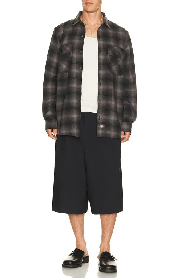 Dickies Long Sleeve Flannel Work Shirt