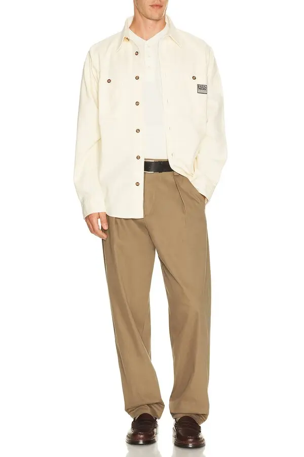 PARRA Clean Cut Long Sleeve Shirt