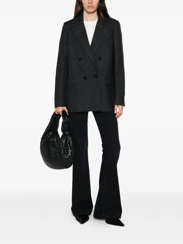 Closed Double-breasted Blazer Jacket