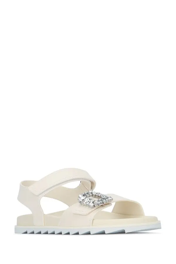 ROGER VIVIER Slidy Viv Strass Sandal 25 - Multicolor