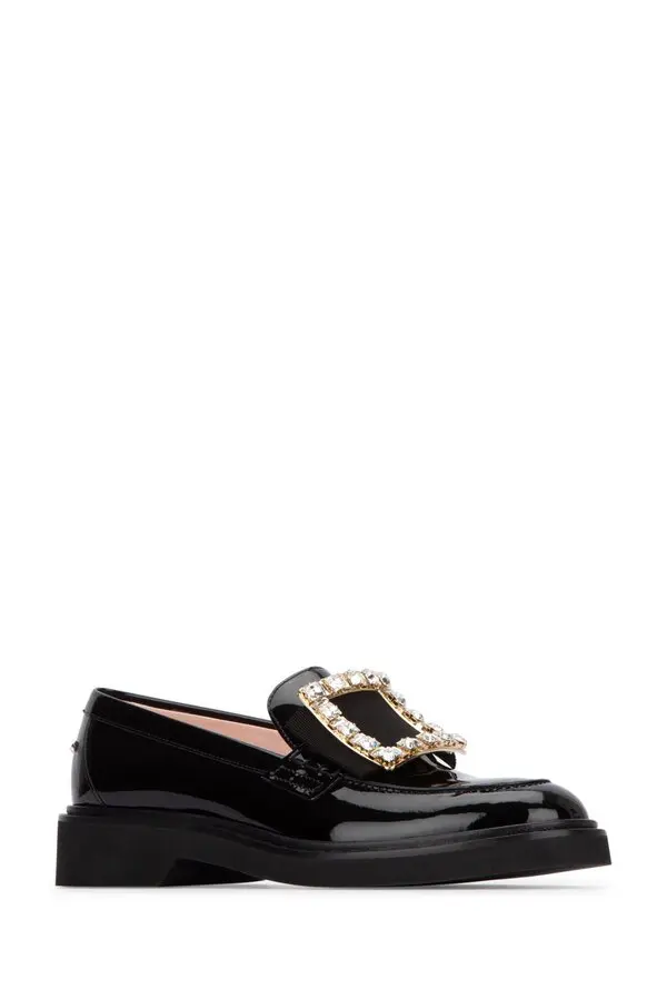 ROGER VIVIER Viv Rangers Strass Buc Loafer 25 - Multicolor
