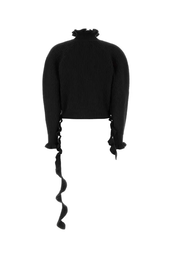 Blumarine Wool Sweater - Black