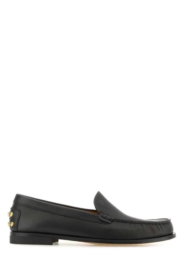 TOD'S Leather Loafers - Black