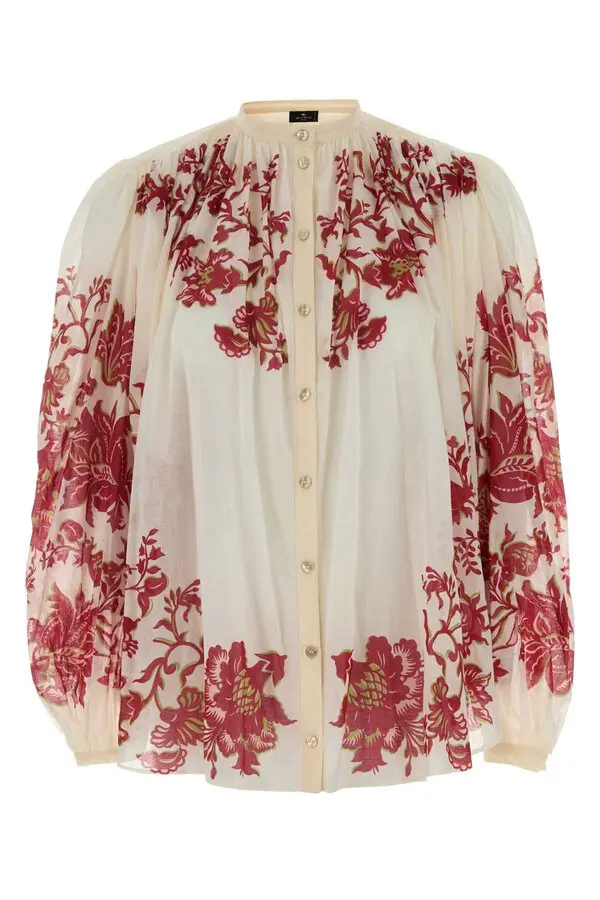 Etro Printed Cotton Blouse