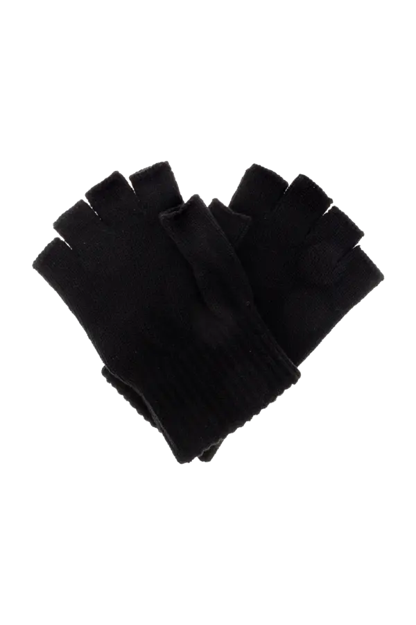 Carhartt Work In Progress Knit Fingerless Mittens With Logo By
