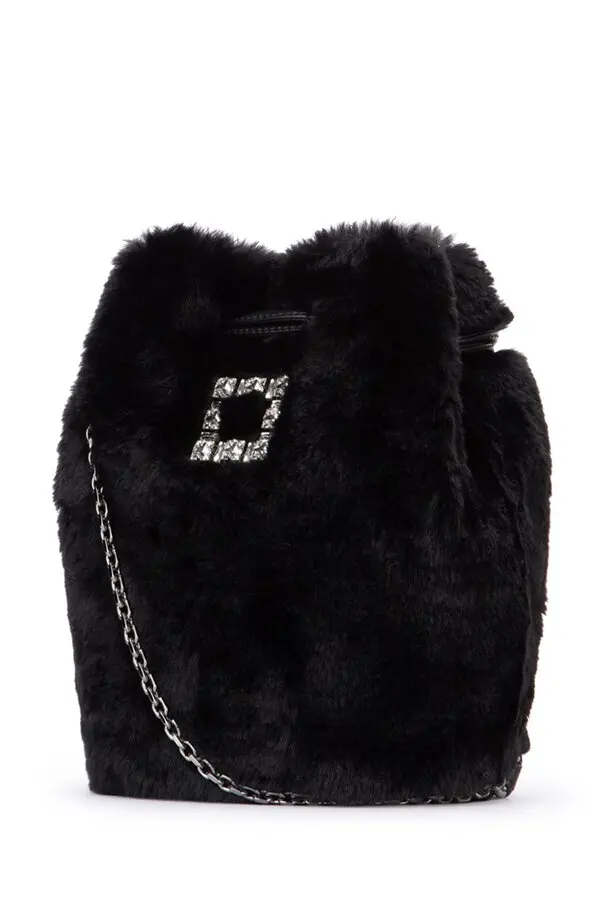 ROGER VIVIER Tres Vivier Aumoniere Fur