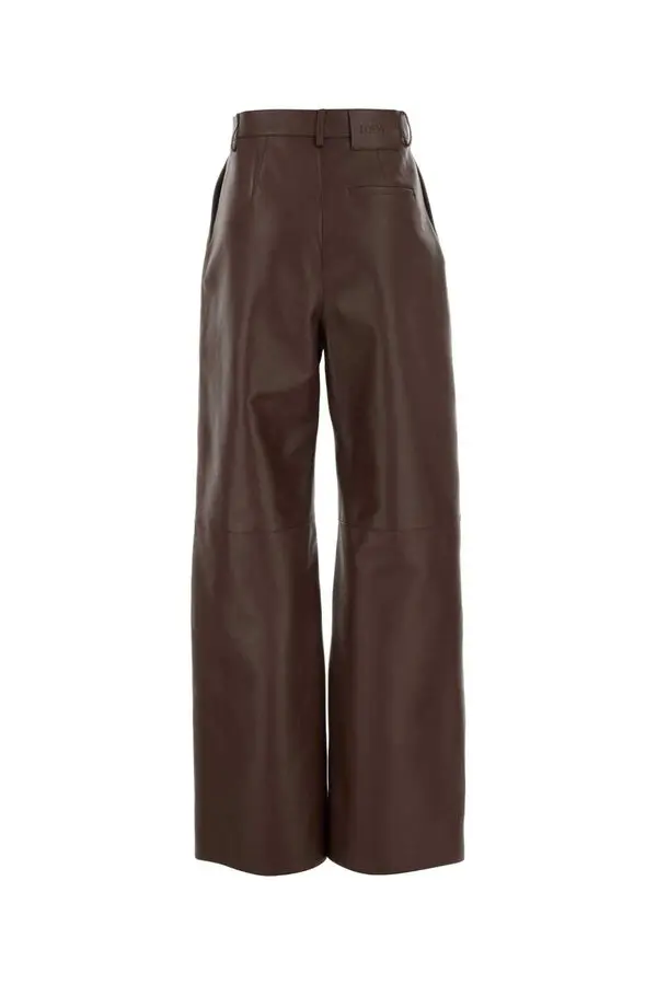 Loewe Chocolate Nappa Leather Pant