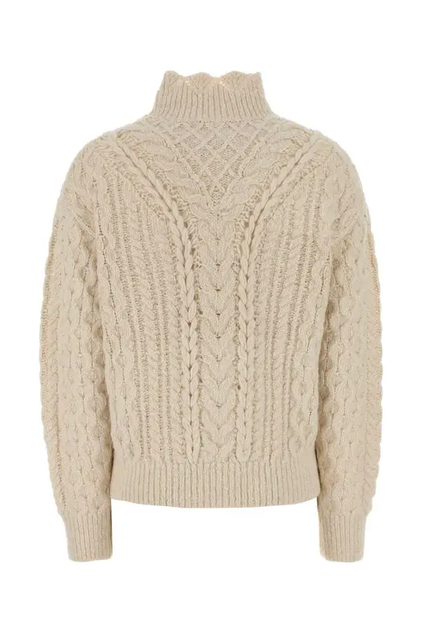 Isabel Marant Étoile Ivory Cotton Blend Bolinea Sweater