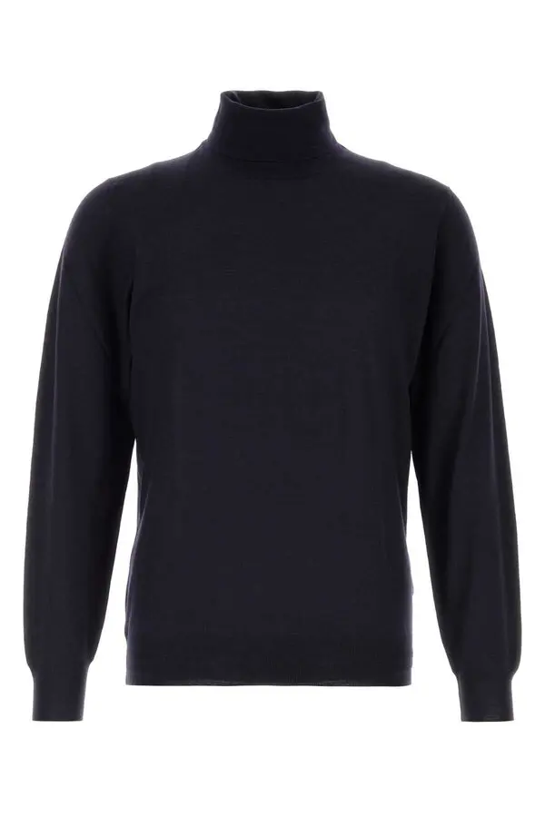 Fedeli Midnight Virgin Wool Sweater