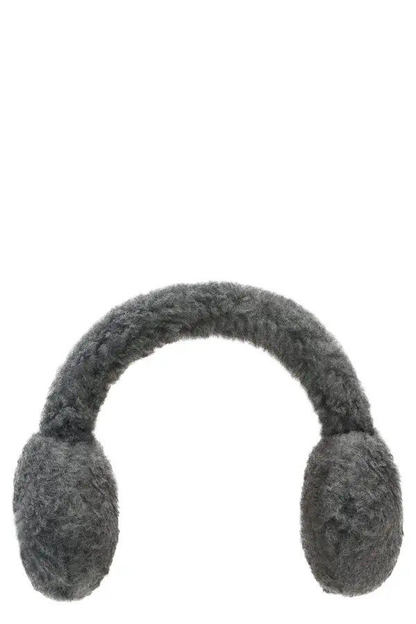Max Mara Inspired Mini Ear Muffs With Fur - Grey