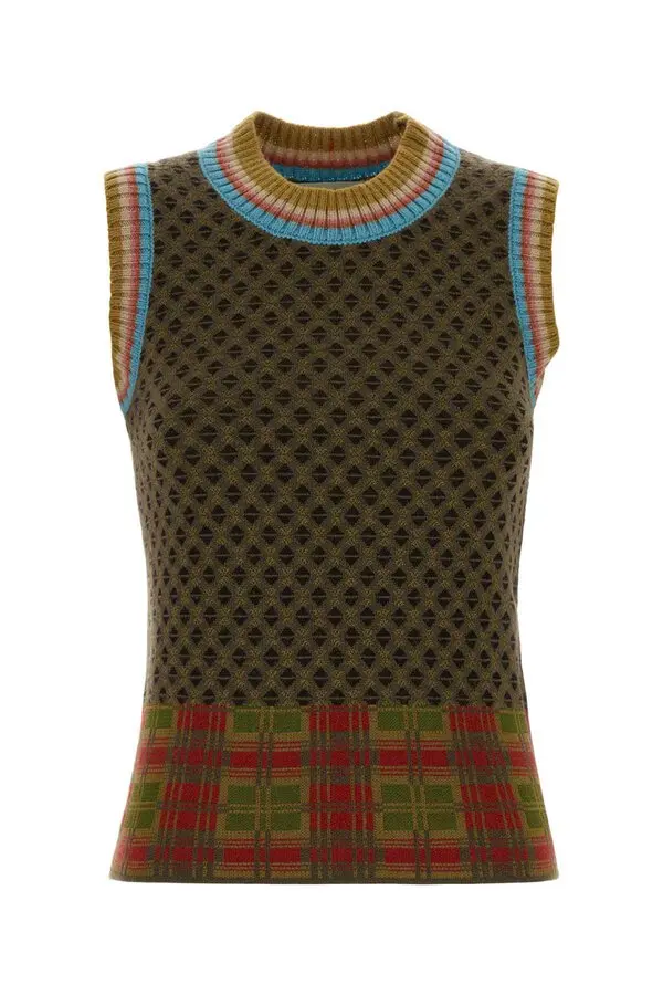 Dries Van Noten Embroidered Wool-blend Vest For