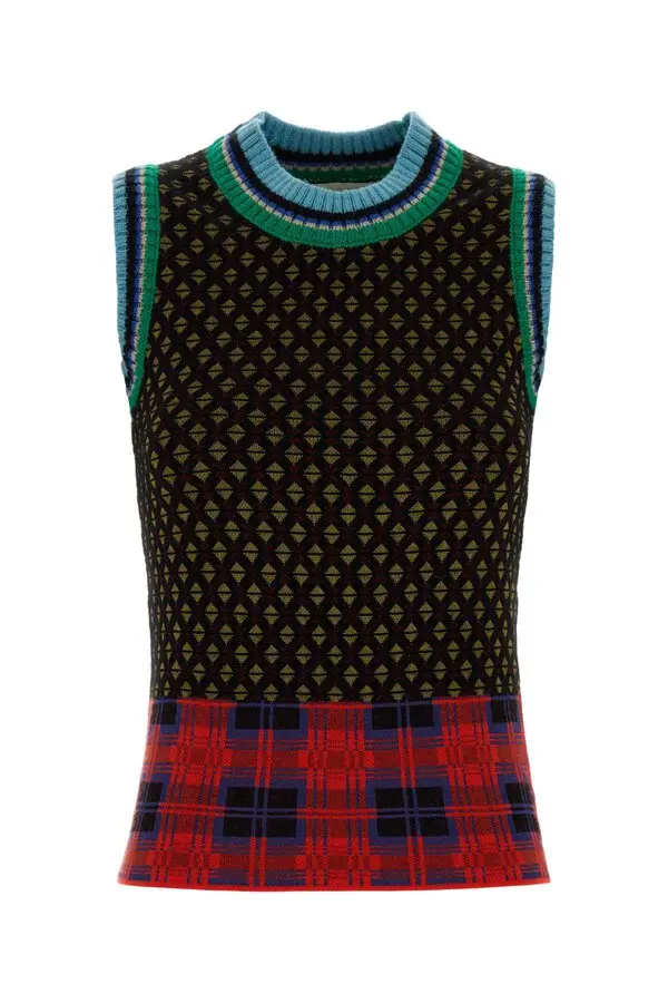 Dries Van Noten Embroidered Wool-blend Temi Vest