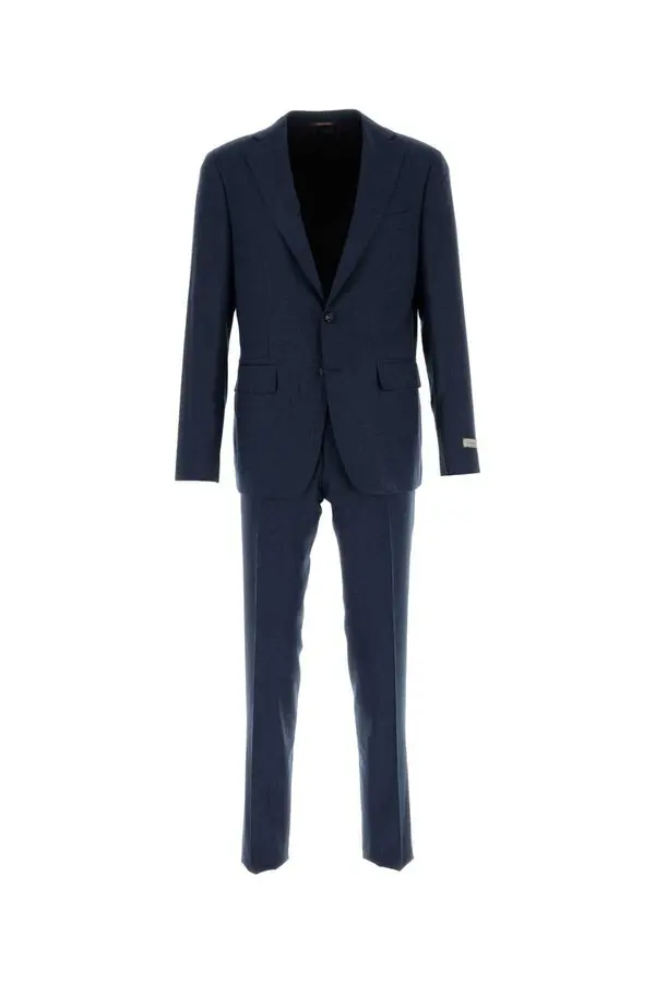 Canali Wool Suit Jacket & Trousers For