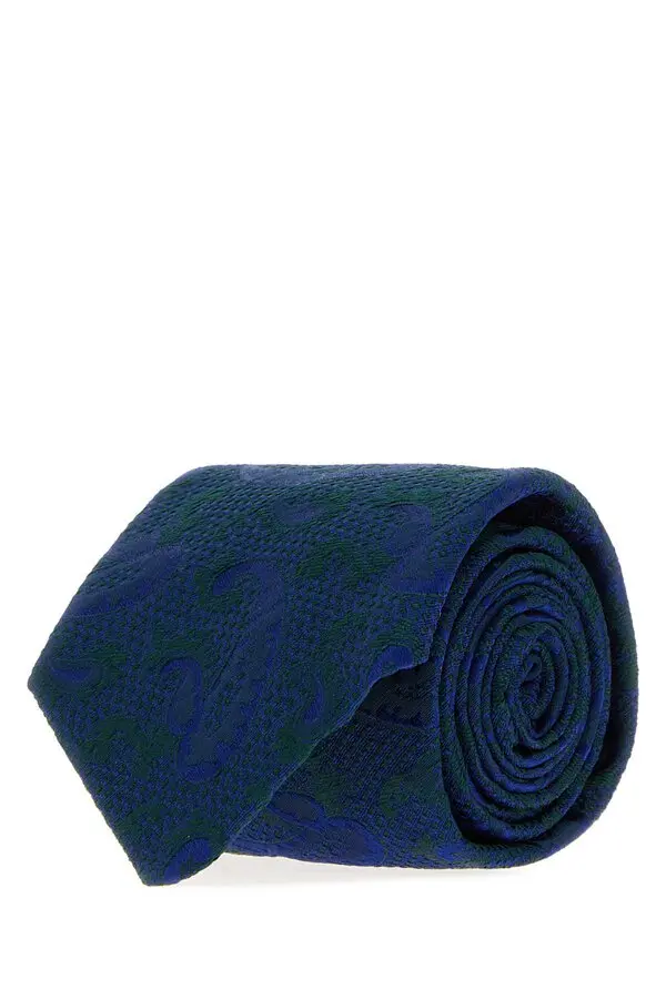 Brioni 8 Cm Embroidered Silk Tie