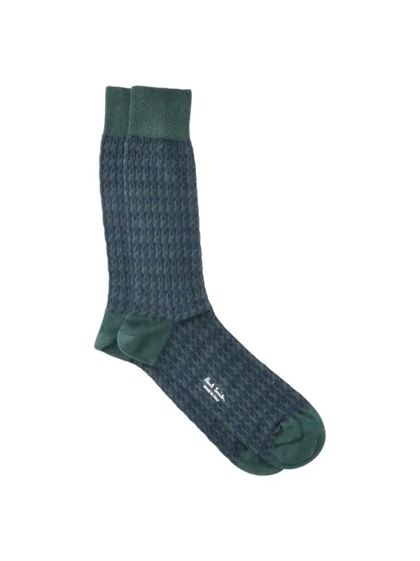 Paul Smith Houndstooth Crew Socks