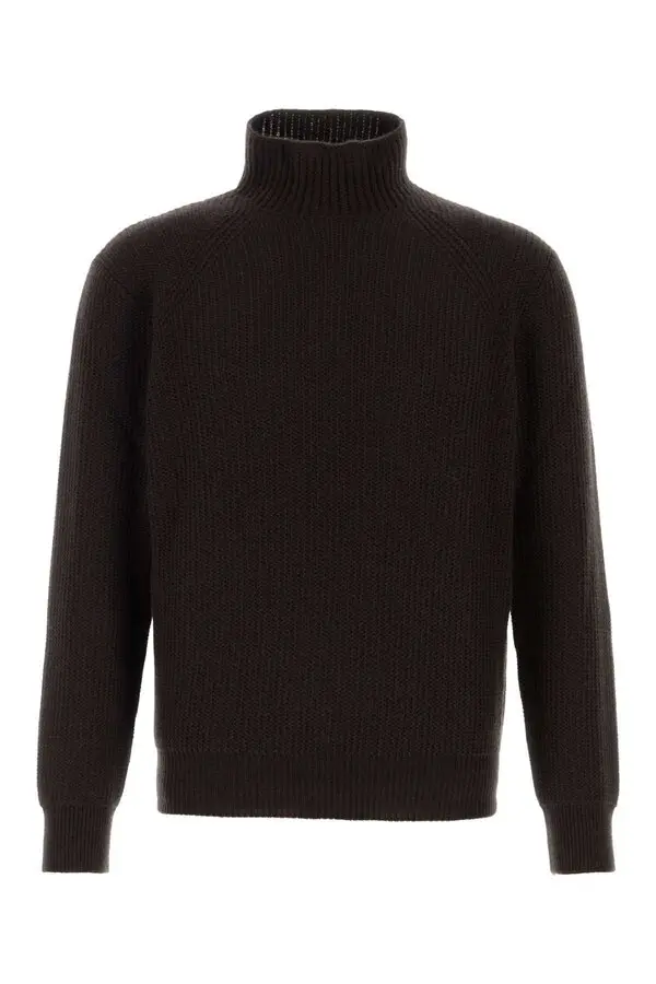Brioni Cashmere Sweater In Dark