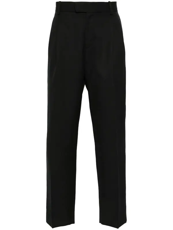 Drole De Monsieur Logo-embroidered Trousers