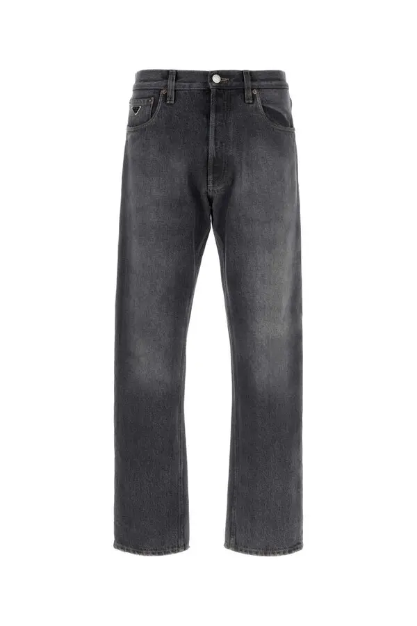 Prada Cotton Trousers With Pocket Detail