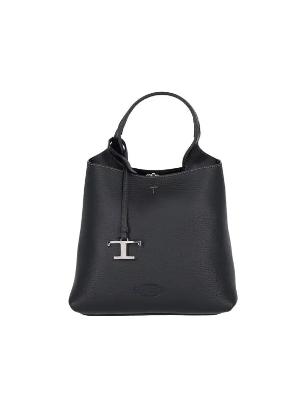 TOD`S Tod's Calf Leather Crossbody Bag For - Black