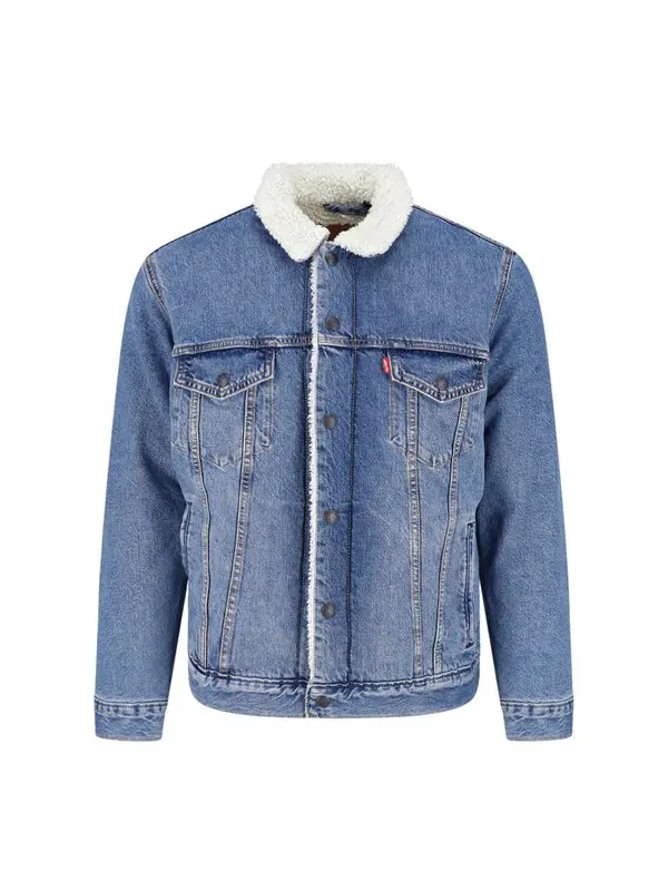 LEVI'S STRAUSS Washed-away Sherpa Jacket For