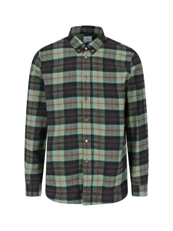 Paul Smith Plaid Button-up Shirt - Green