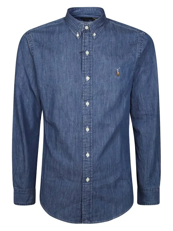 Polo Ralph Lauren Denim Logo Shirt For Fall Winter Collection